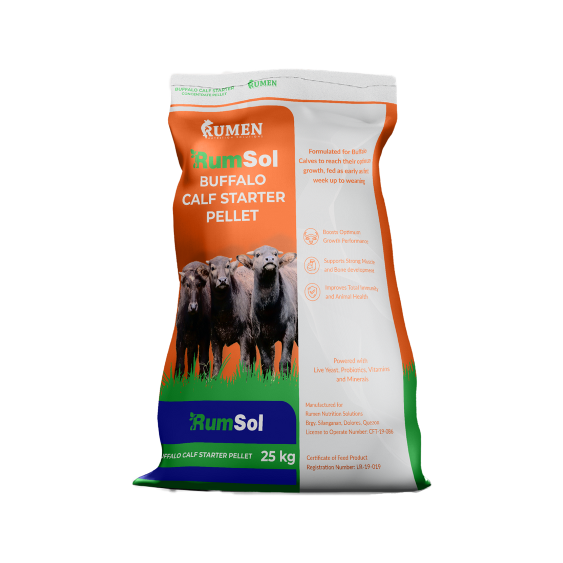 RUMSOL BUFFALO CALF STARTER PELLET